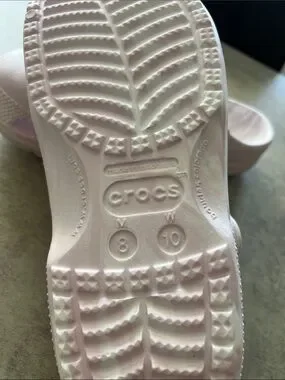 CROCS | Shoes | Crocs Woman Classic Clog In Pale Pink Die Dye | Poshmark